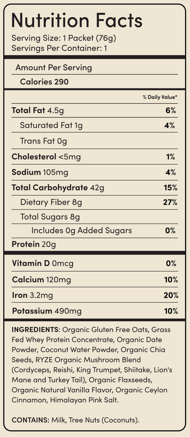 Mushroom Overnight Oats (14 Servings) – RYZE